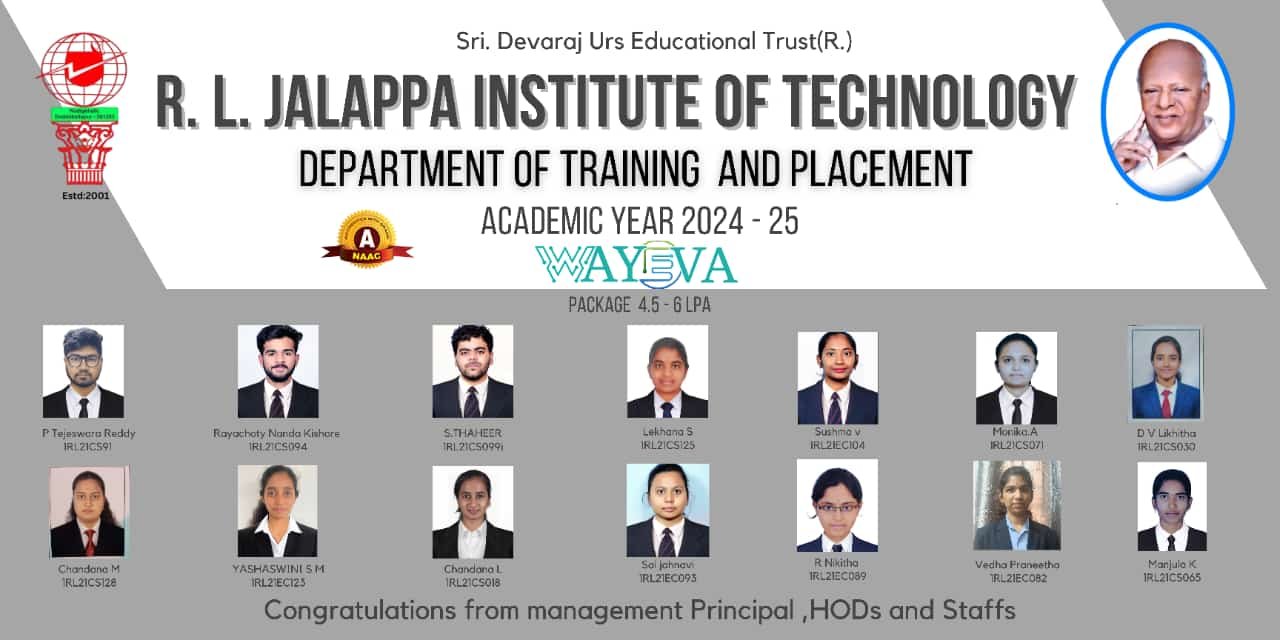 Placements Cell - R.L.Jalappa Institute Of Technology College in ...